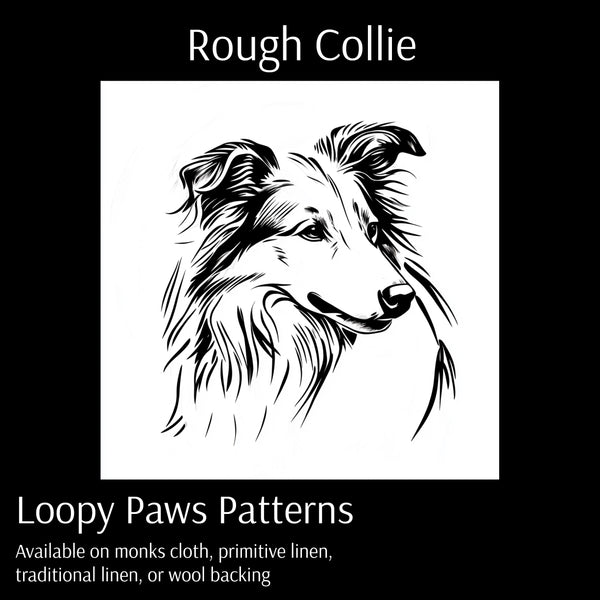 Rough Collie - Loopy Paws Pattern - Loopy Wool Supply